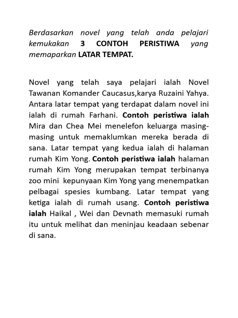 Novel Tawanan Komander Caucasus | PDF