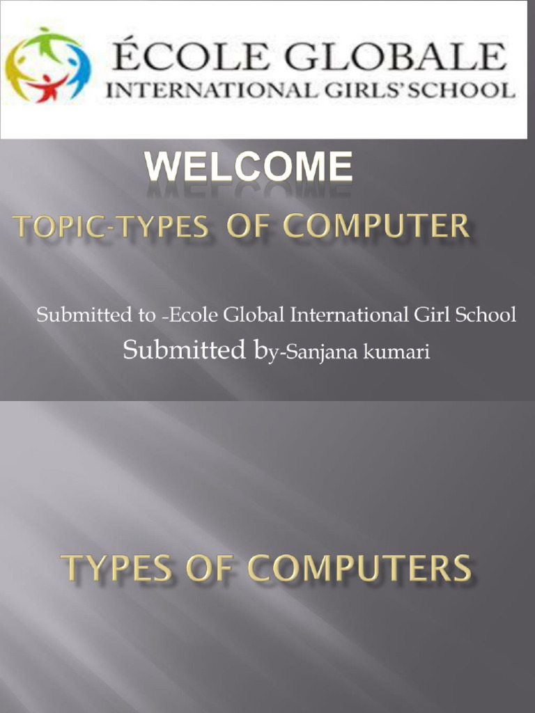 Ppt Types of Comp | PDF