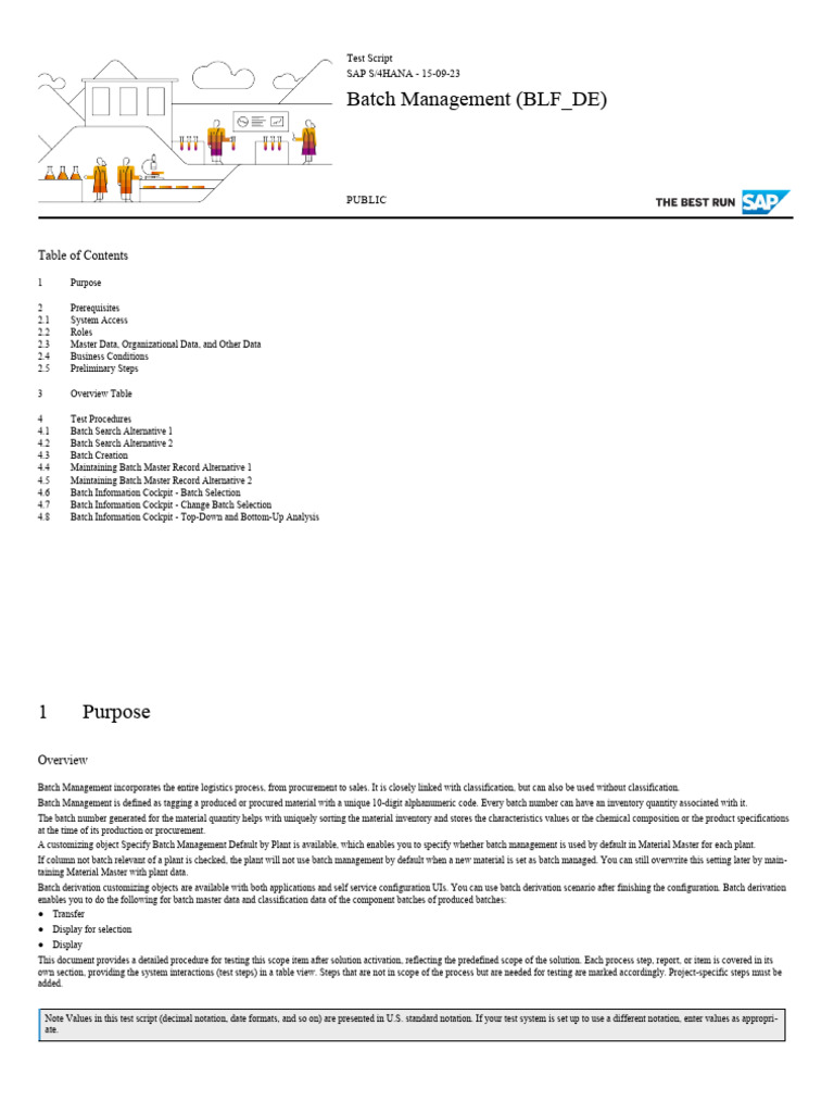 BLF S4hana2023 BPD en de | PDF | Information | Inventory