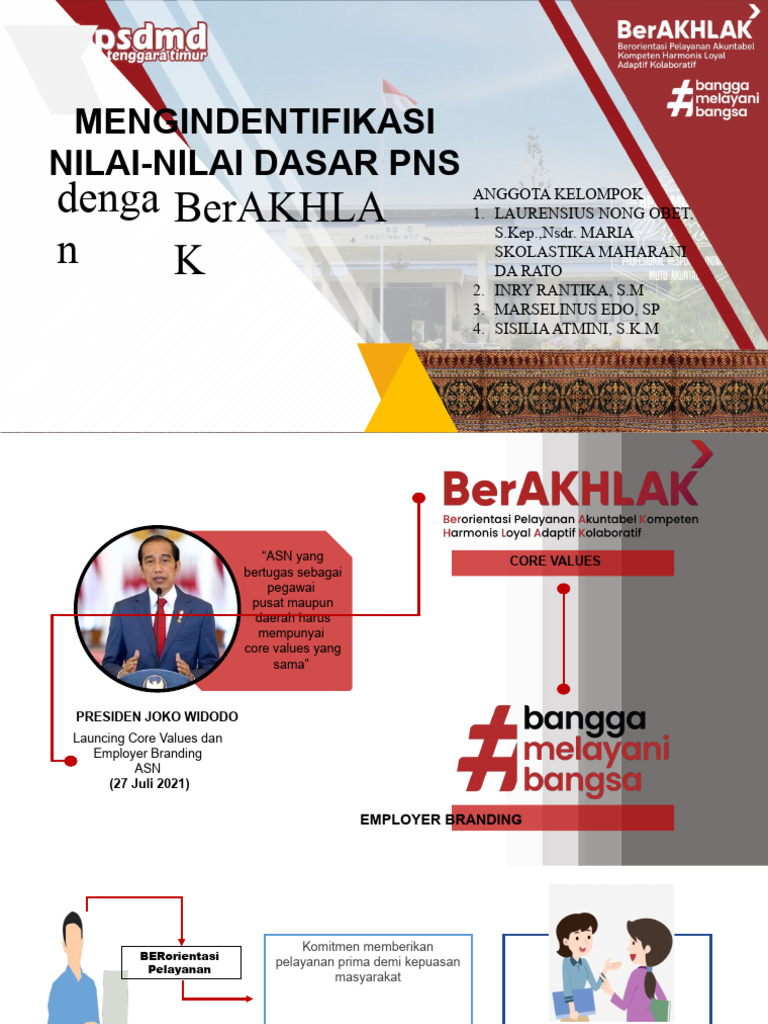 Nilai Dasar Asn Berahlak | PDF Nilai Dasar Asn Berahlak | PDF
