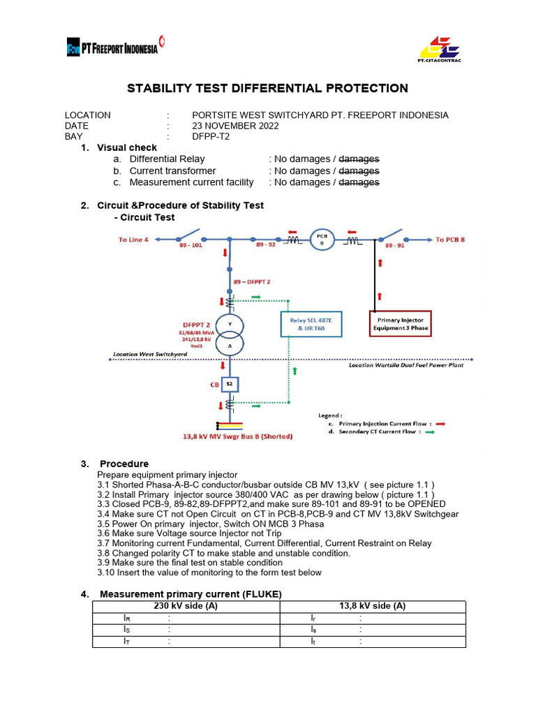 Stability Differential Transformer (DFPP-T2) | PDF | Electricity ...