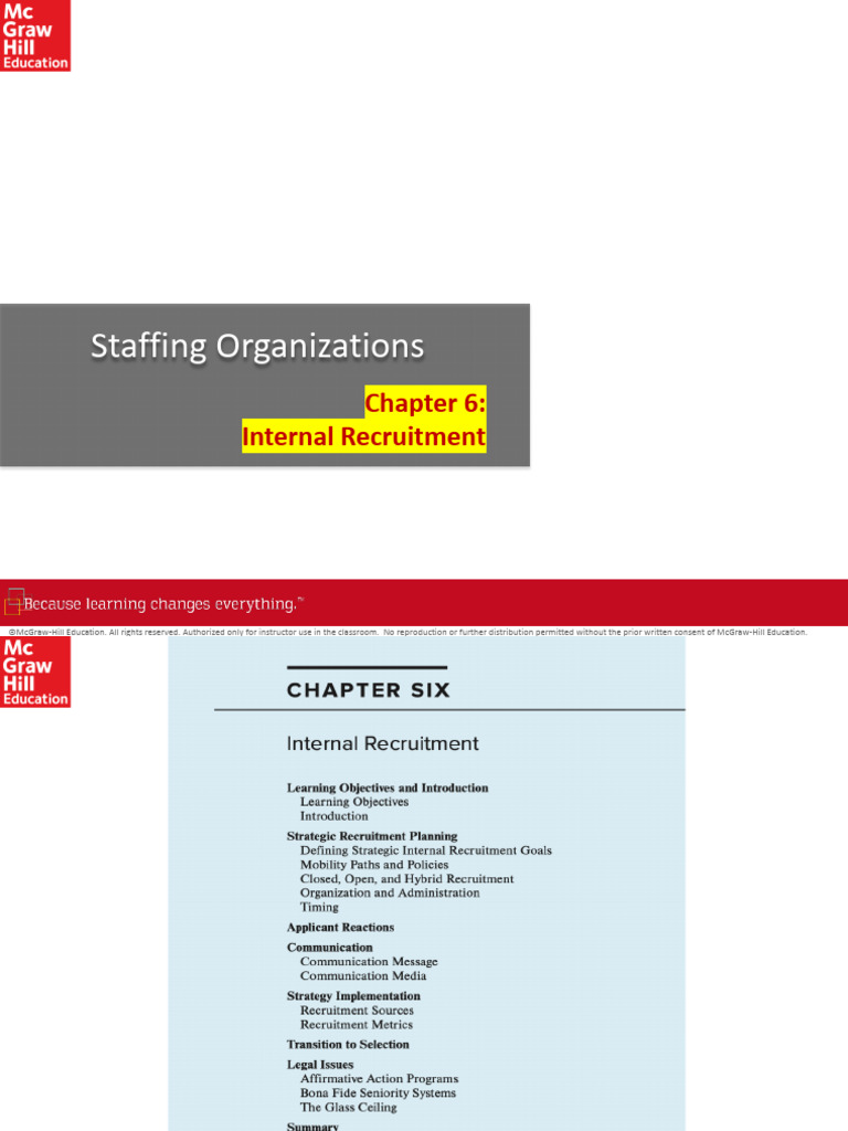 Internal Recruitment Strategies Overview | PDF | Career & Growth