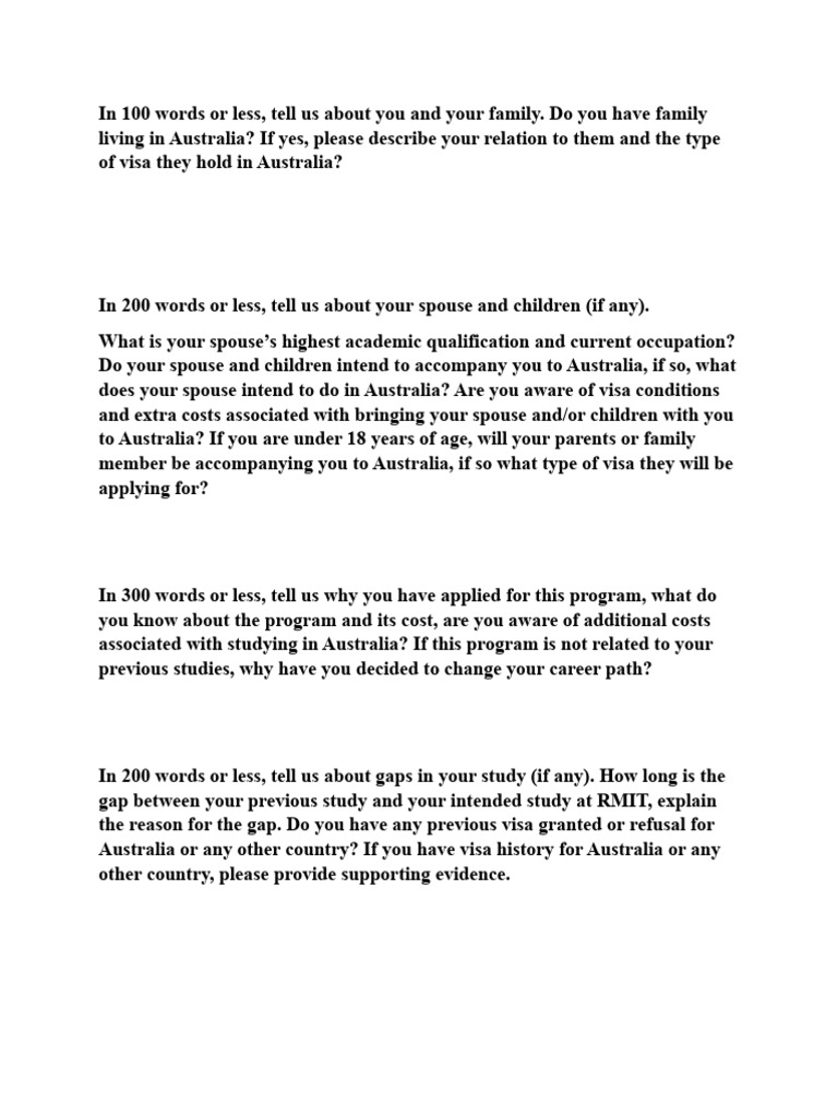 Rmit - Gte Form | PDF