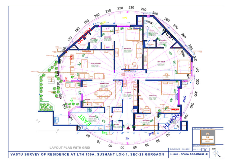 3 LAYOUT PLAN WITH GRID | PDF | Home | Buildings And Structures