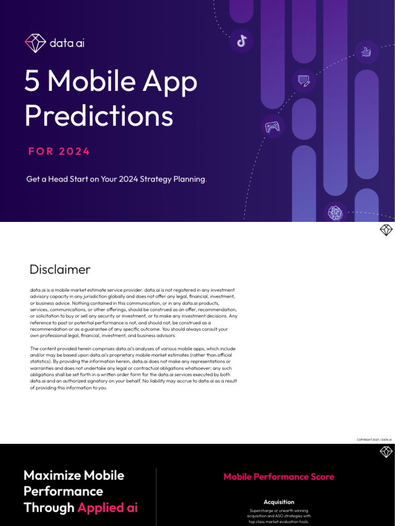 Data - Ai 2024 Predictions Report EN | PDF | Mobile App | Google Play