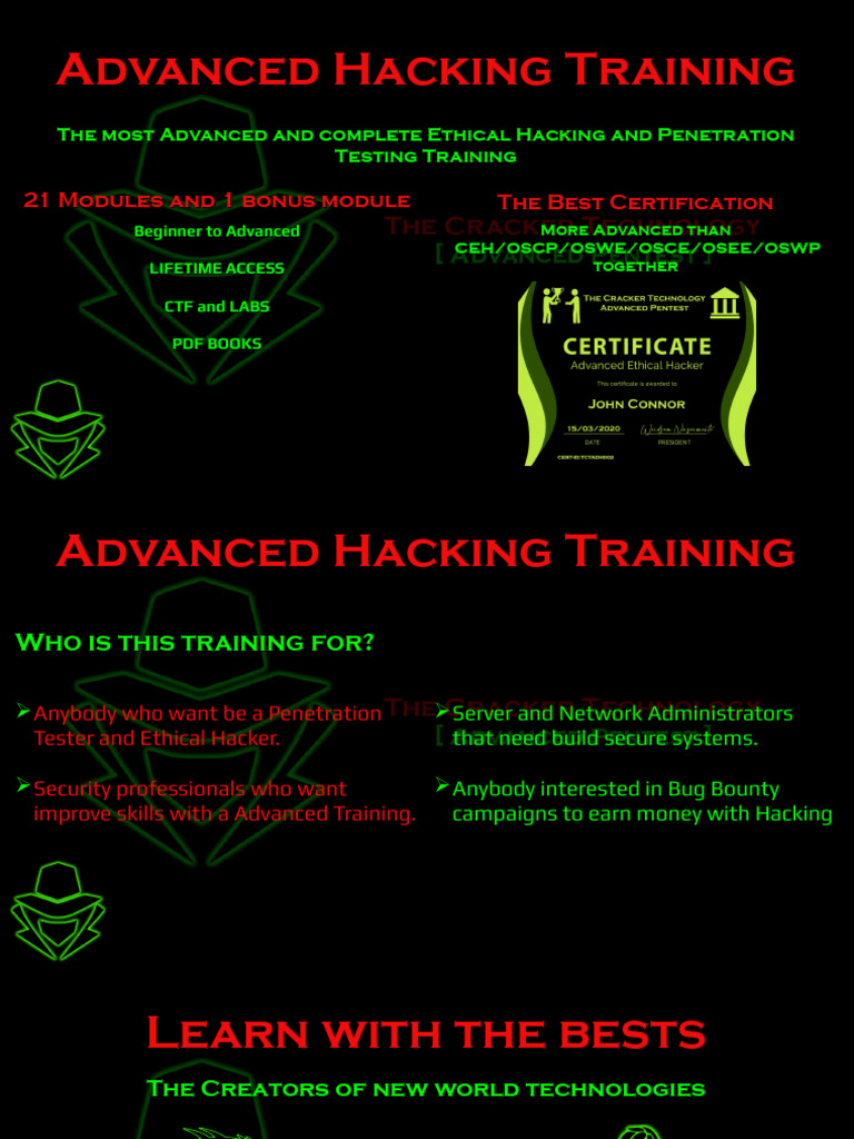 Advanced Hacking Training | PDF | Ios | Internet Of Things