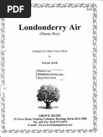 Danny Boy (Original Sheet Music in Key of D Maj) | PDF