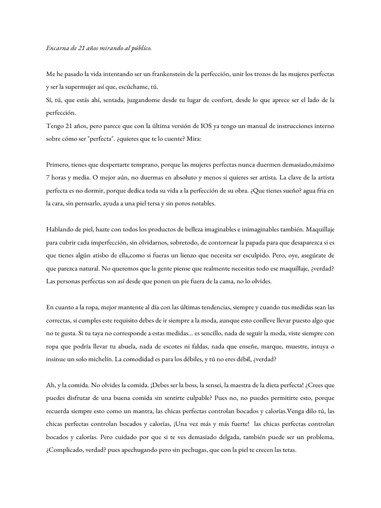 Manual para Ser Perfecta | PDF