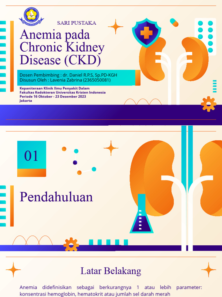 Sari Pustaka - Anemia Pada CKD - Lavenia Zabrina - 2365050081 | PDF