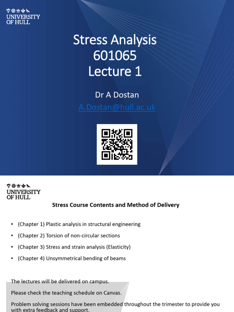 Stress Analysis | PDF | Deformation (Engineering) | Bending