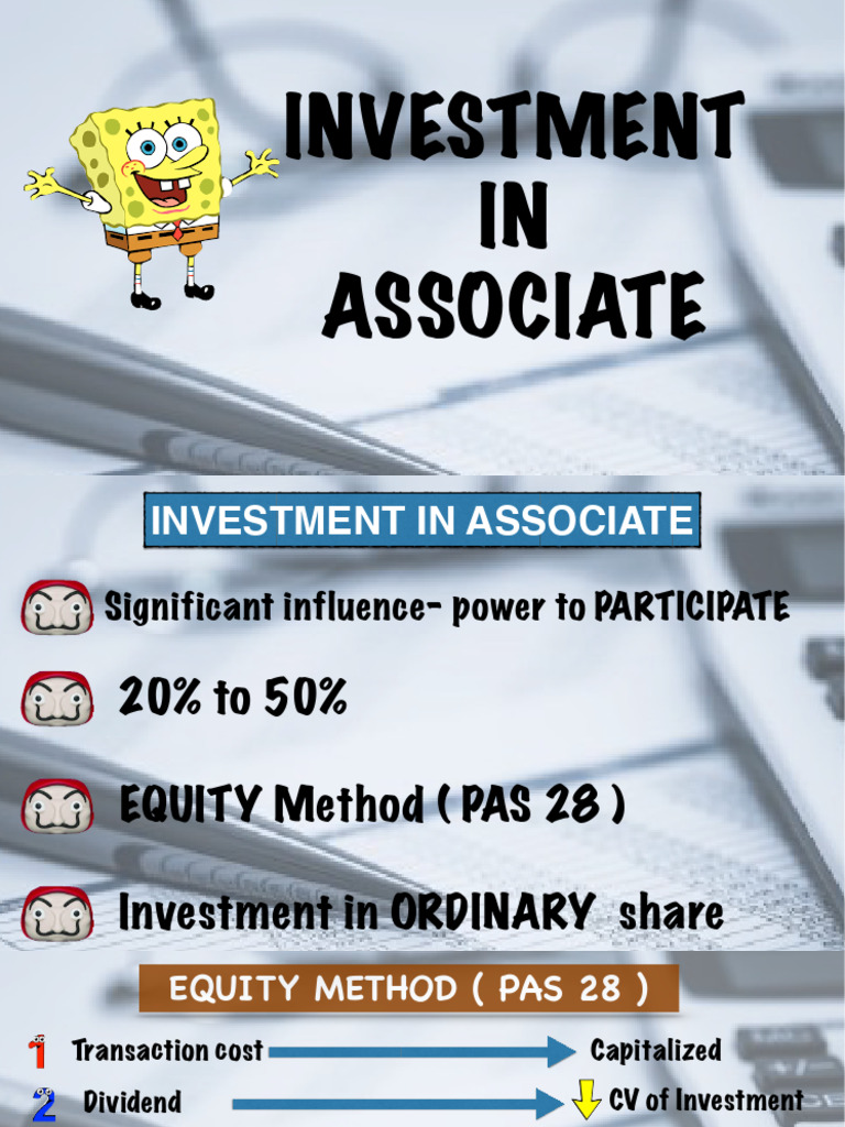 INVESTMENT IN ASSOCIATE | PDF | Goodwill (Accounting) | Book Value