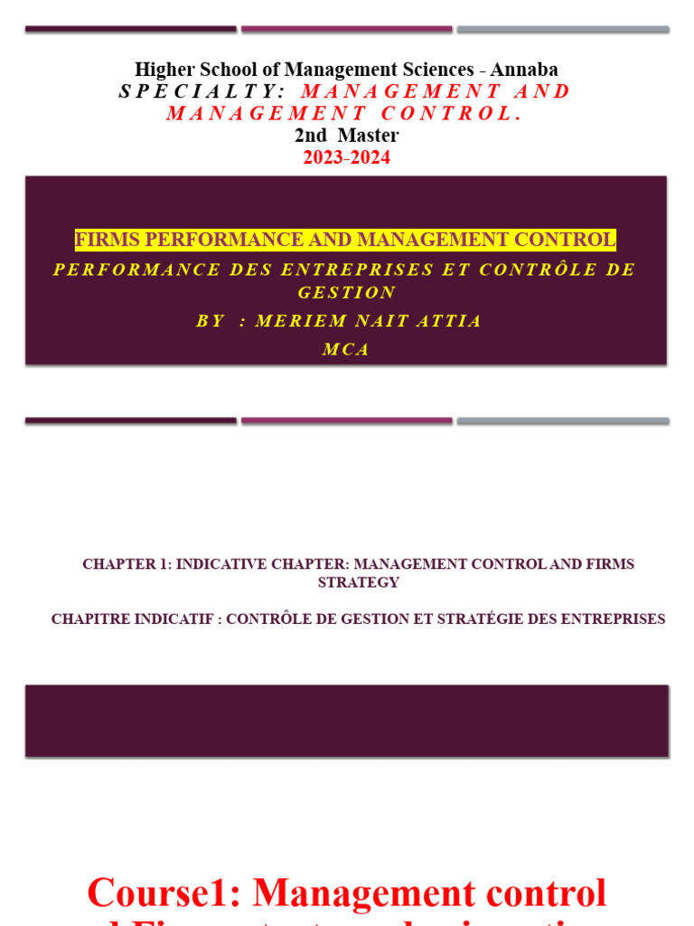 Coures 1 | PDF | Business | Budget