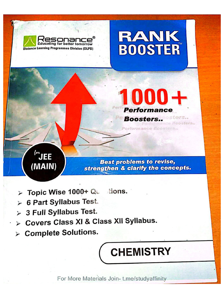 Resonance Rank Booster Chemistry | PDF Resonance Rank Booster Chemistry | PDF