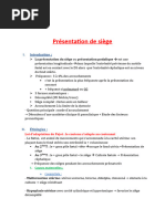 Présentation du siège en obstétrique | PDF | Accouchement | Grossesse ...