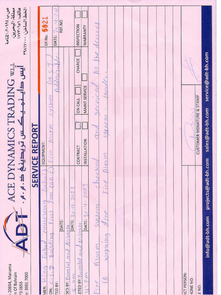 fire alarm third-party report inspection_ | PDF