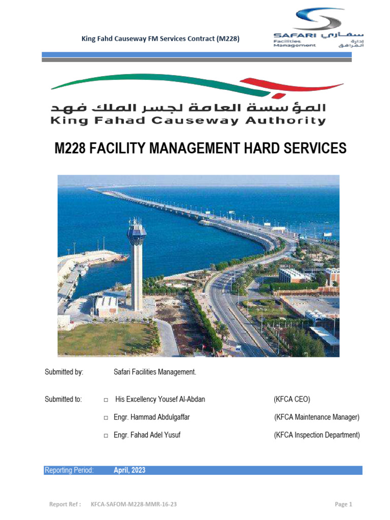 M228-Monthly Report For APRIL 2023 With Signature - 1 | PDF | Business | Technology & Engineering