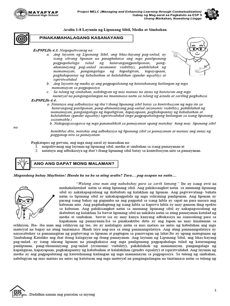 ESP 9 Q1 W8 Edited | PDF