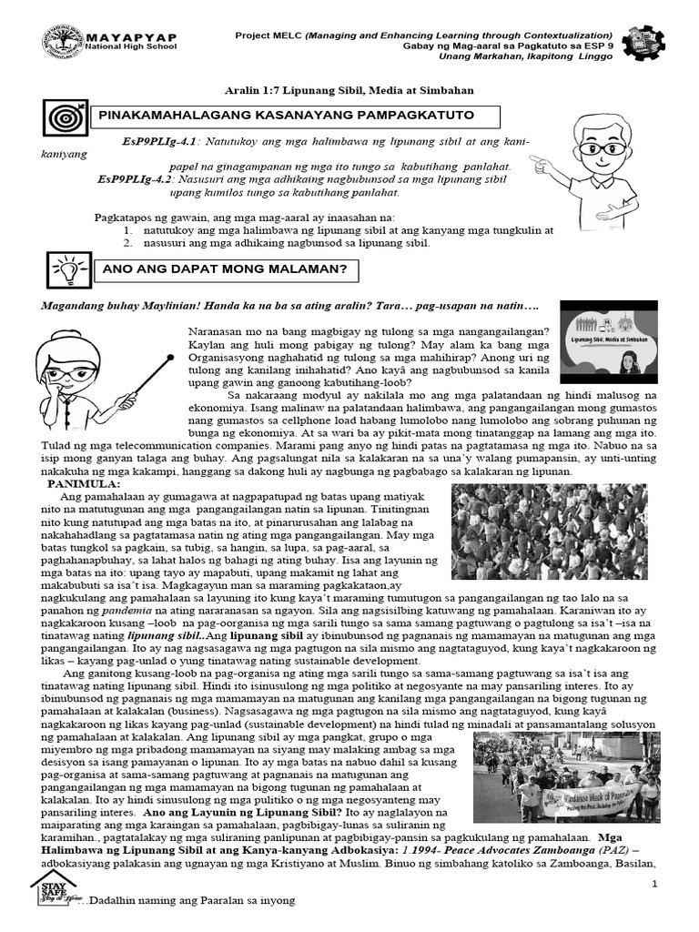 ESP 9 Q1 W7 Edited | PDF