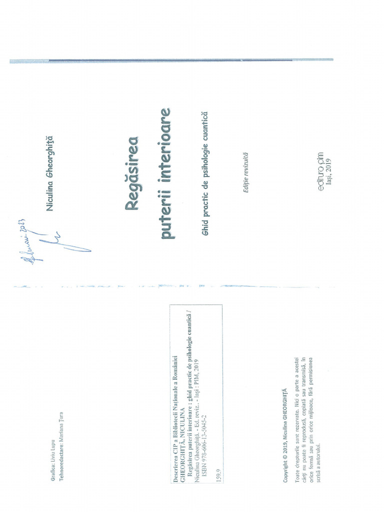 Regasirea Puterii Interioare - Scanata | PDF