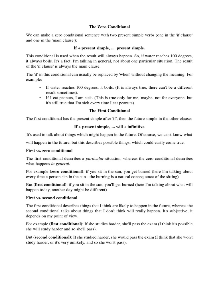 Conditionals (0-3) | PDF | Linguistic Typology | Semantic Units