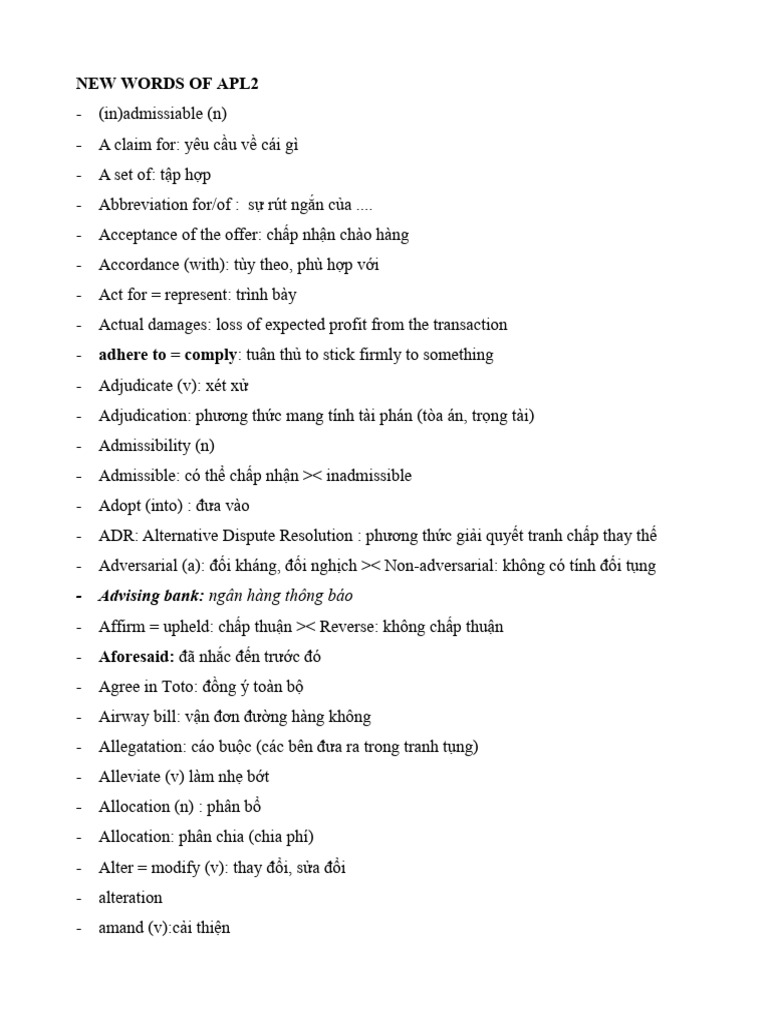 New Words APL2 | PDF