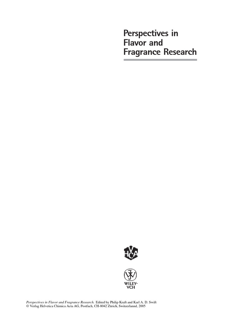 Advances in Flavor and Fragrance Science | PDF | Hek 293 Cells