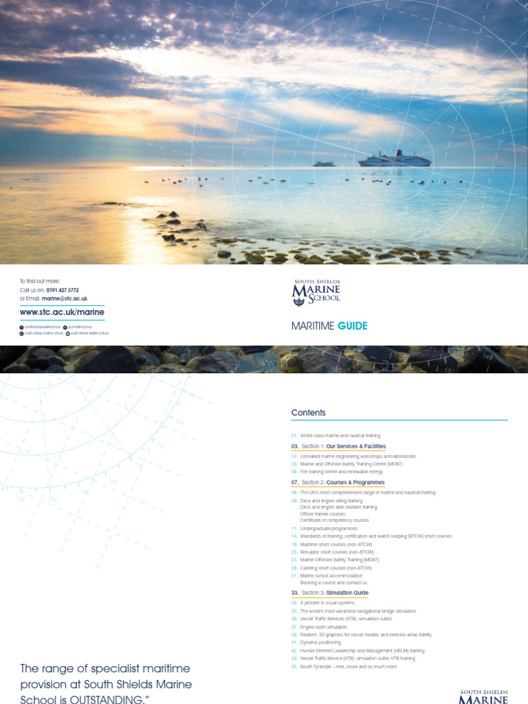 Maritime Careers SSMC Maritime Guide | PDF | Academic Degree | Simulation