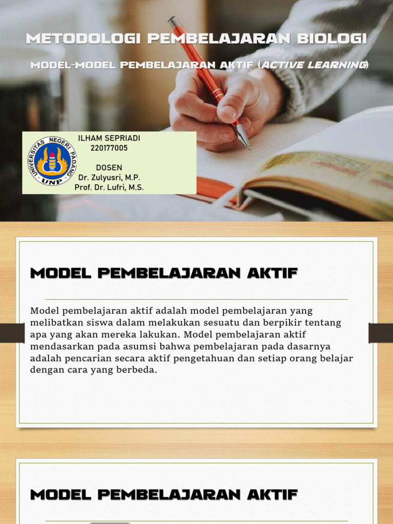 Contoh Model Pembelajaran Aktif | PDF