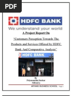 HDFC Bank Introduction | PDF