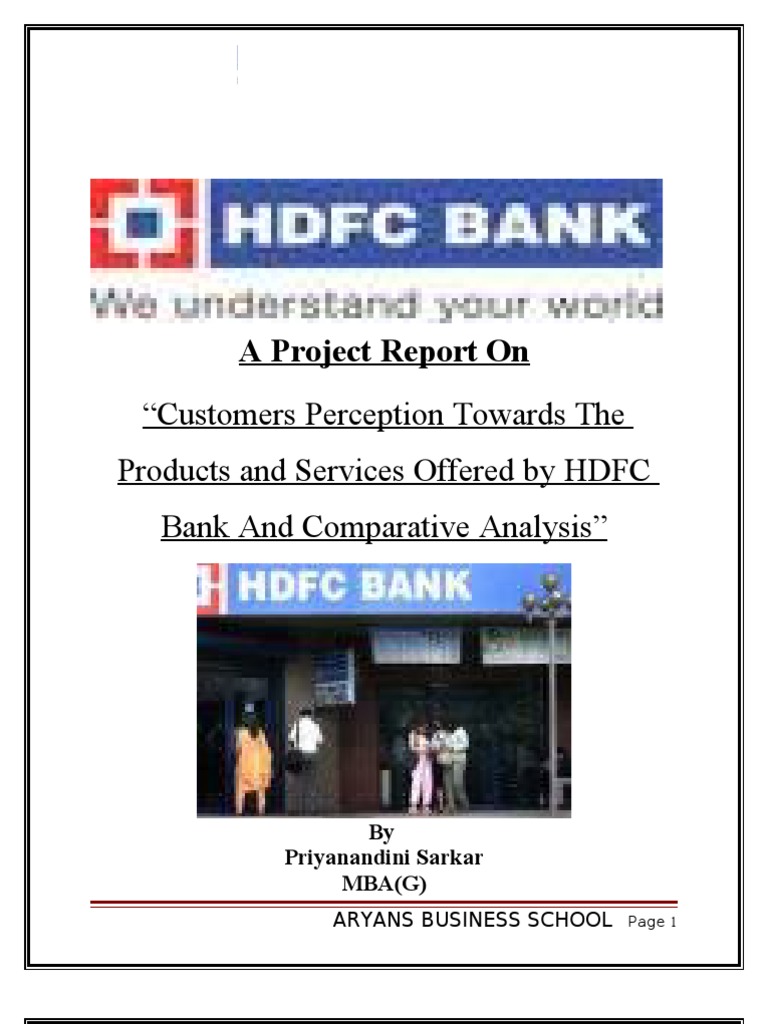HDFC Project | Download Free PDF | Debit Card | Banks
