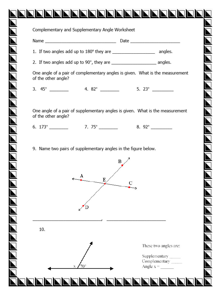 Math Study Guide 4 - Geometry | PDF