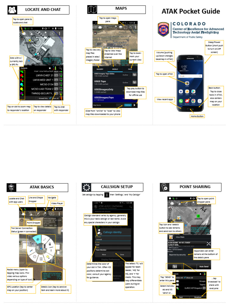 ATAK_4.0_Pocket_Guide | PDF | Icon (Computing) | System Software