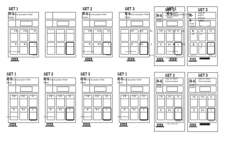 Line Up Sheet Bola Voli Pdf