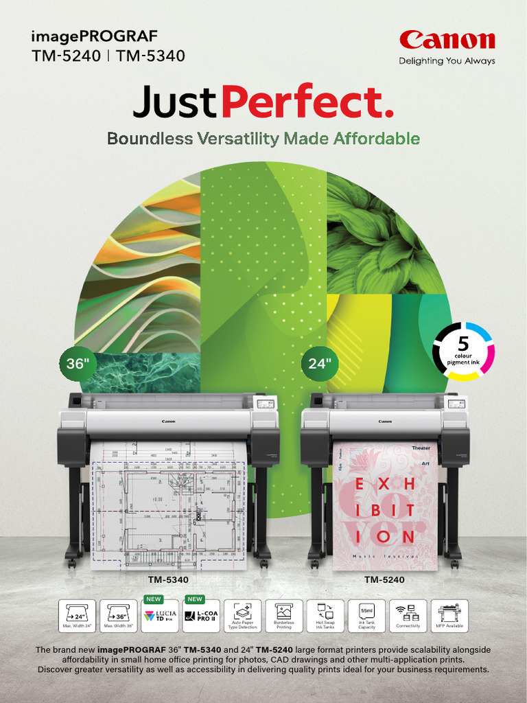 Canon TM-5240 5340 4ppbrochure FA | PDF