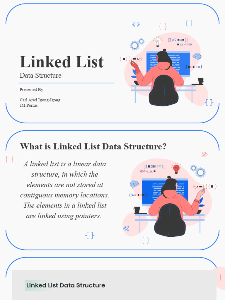 Linked List Presentation | PDF | Computer Data | Computing