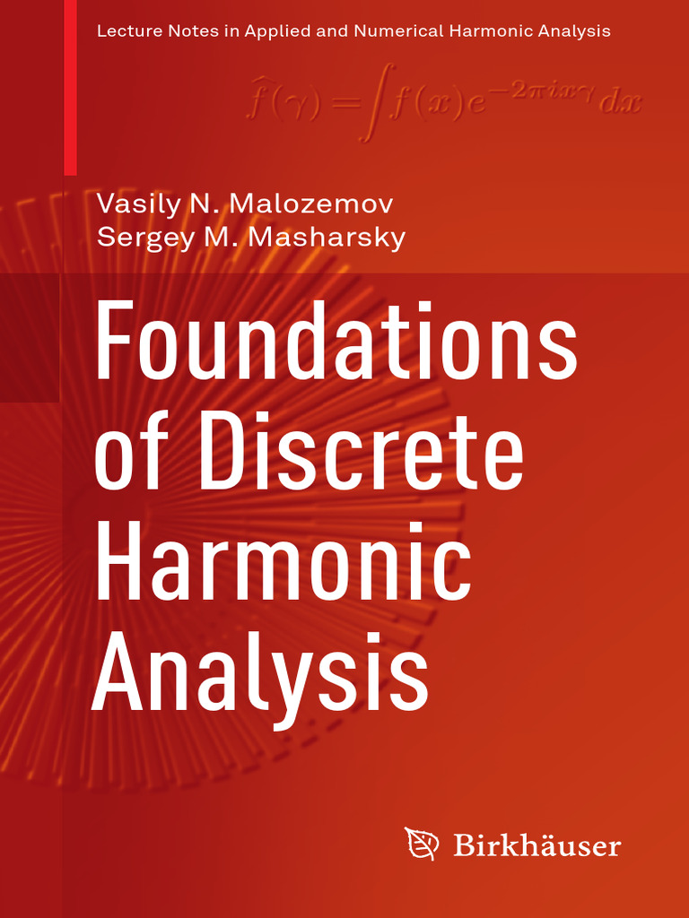 Vdoc - Pub - Foundations of Discrete Harmonic Analysis Applied and ... Vdoc - Pub - Foundations of Discrete Harmonic Analysis Applied and ...