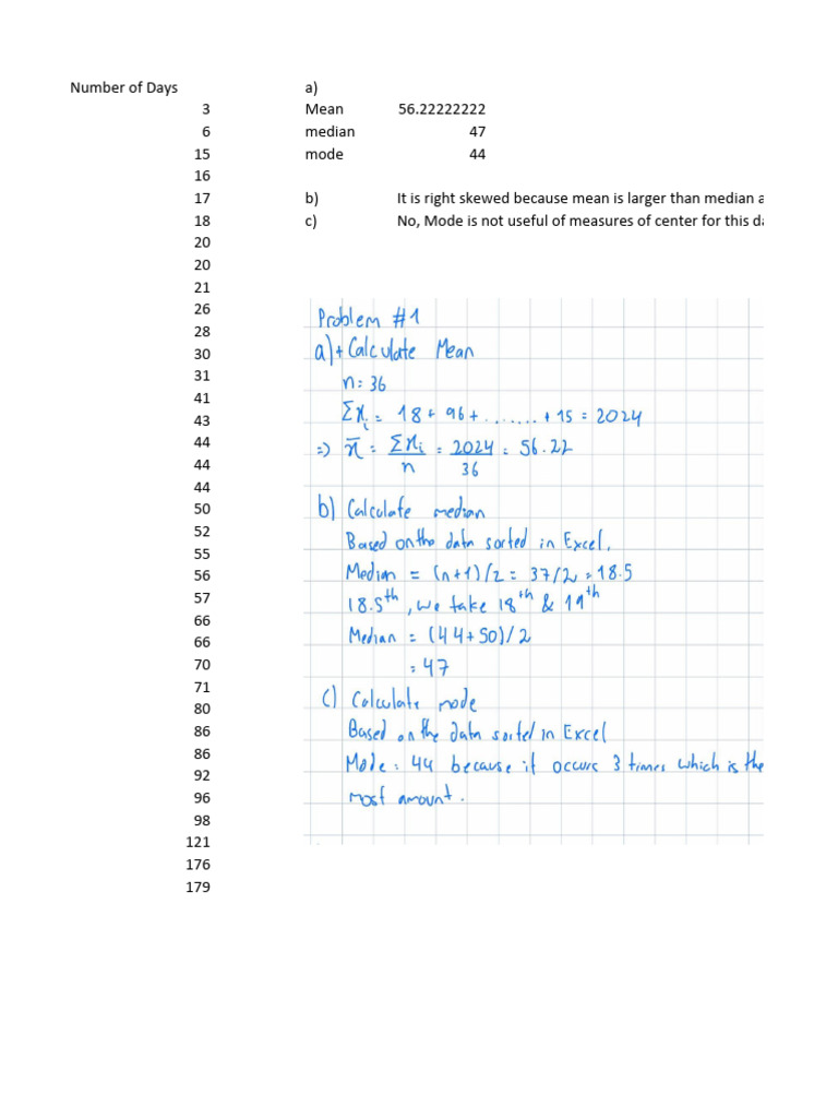 ECON306 Excel 3 | PDF | Quartile | Statistics