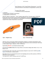 Holiday Test Procedure | PDF | Sheet Metal | Specification (Technical ...