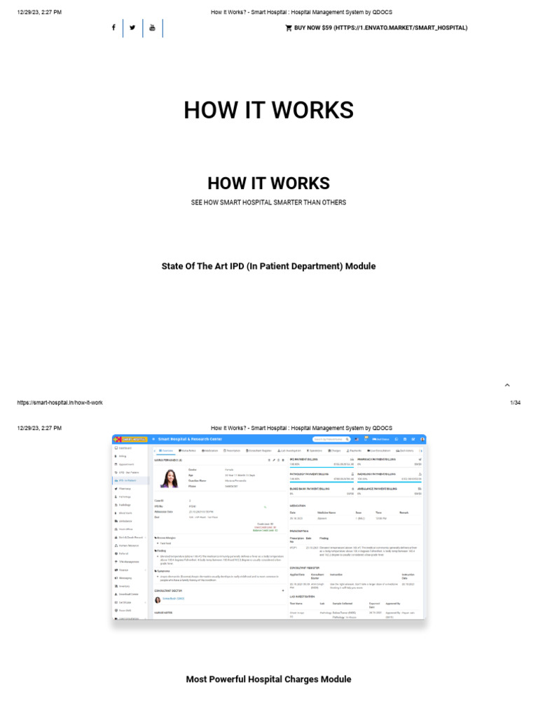 How It Works - Smart Hospital - Hospital Management System by QDOCS ...
