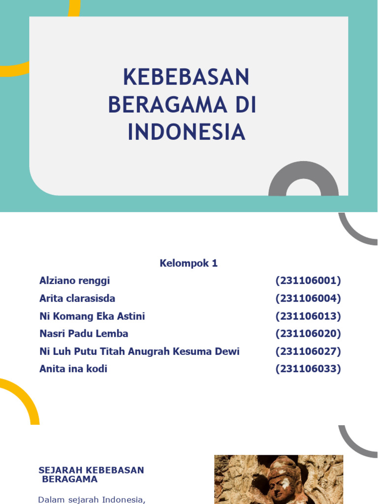 Kebebasan Beragama di Indonesia | PDF