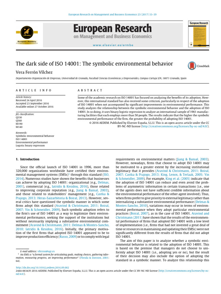The Dark Side of ISO | PDF | Dependent And Independent Variables ...