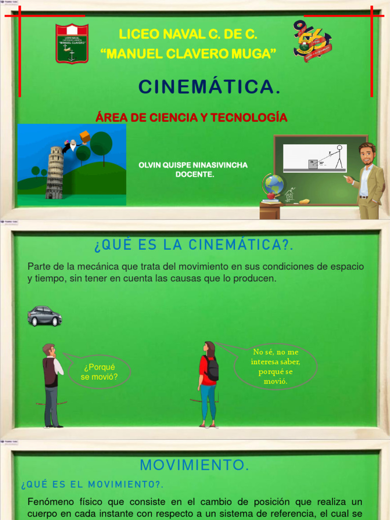 Introducción a la Cinemática y Movimiento | PDF | Velocidad | Cinemática