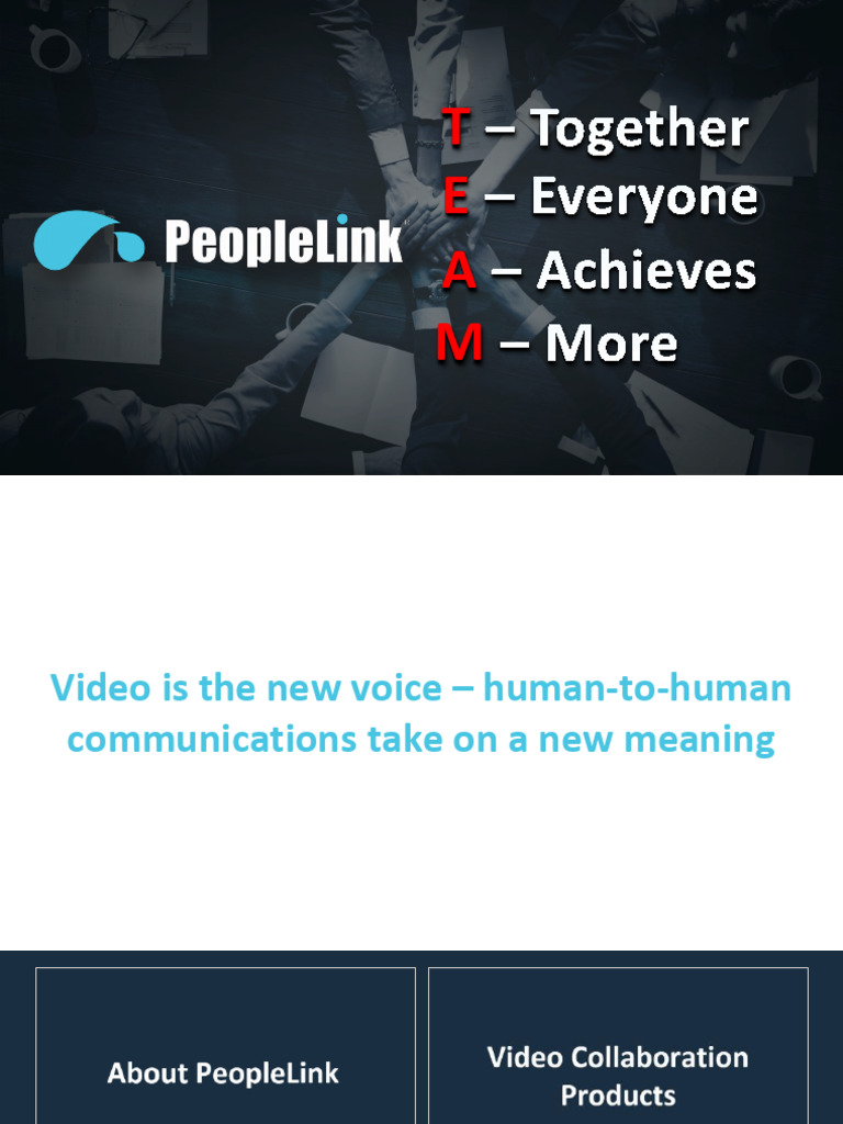 PeopleLink: Leading Video Conferencing Solutions | PDF | Microphone | Hdmi