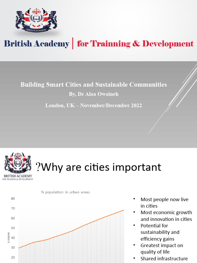 Building Smart Cities and Sustainable Communities Course | PDF ...