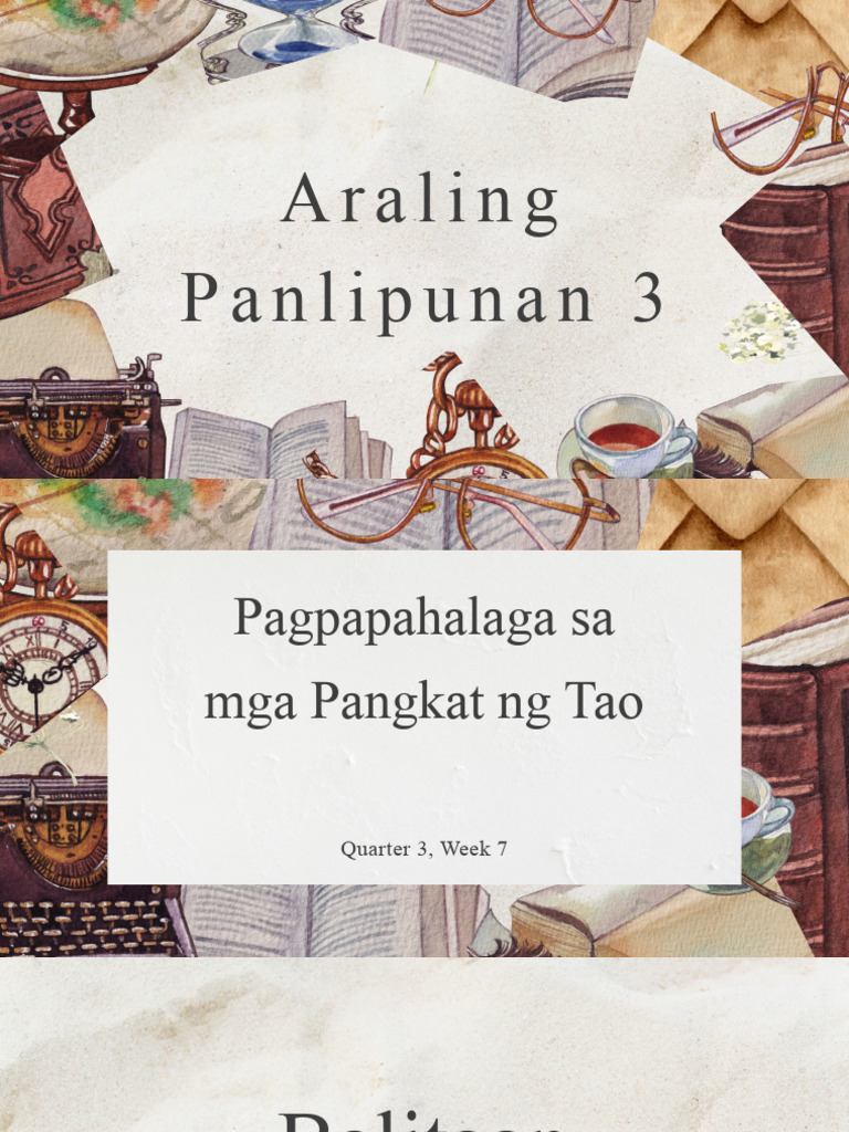 CO1 - Q3 - W7 - AP3 - Pagpapahalaga Sa Mga Pangkat NG Tao | PDF