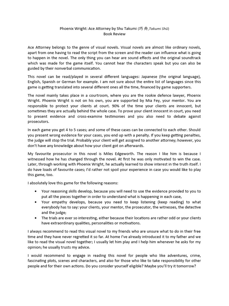 novel-report-on-why-i-recommend-phoenix-wright-pdf