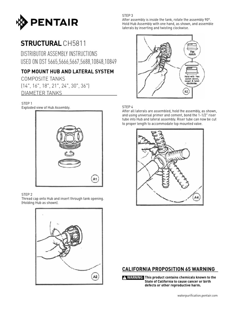 Distributor Assembly Instructions Top Mount Hub Lateral System ...