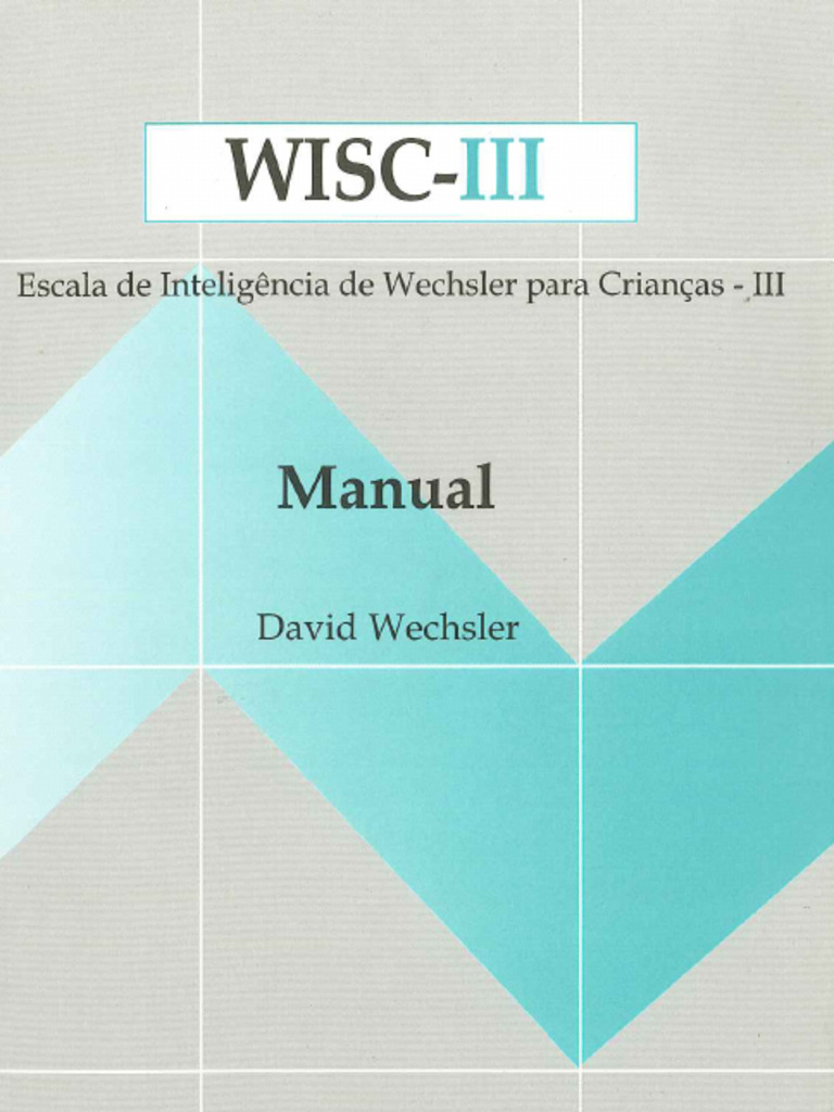 Manual Wisc-III - 2 Edição | PDF