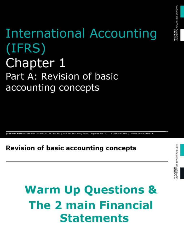IFRS | PDF | Debits And Credits | Balance Sheet