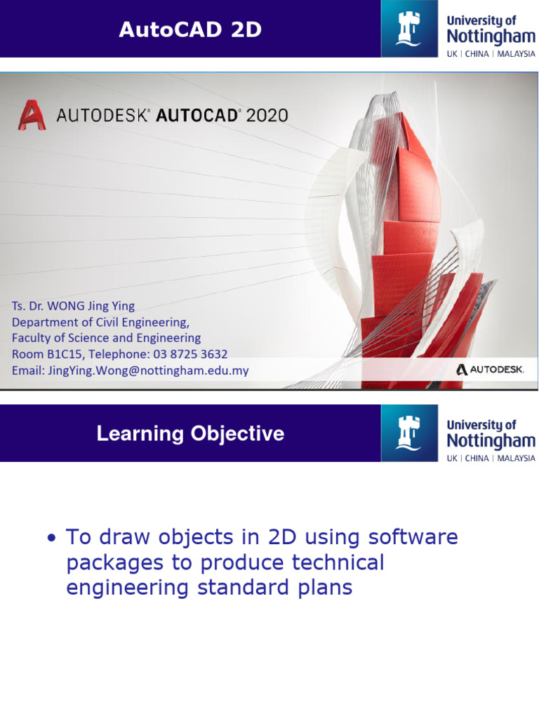 AutoCAD 2D (1) | PDF | Computer Keyboard | Auto Cad